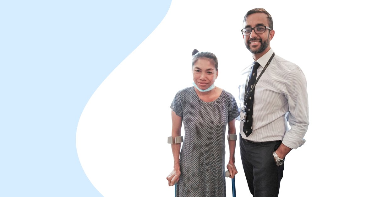 Suchada's Story: Parag Jaiswal's surgery helped save my knee